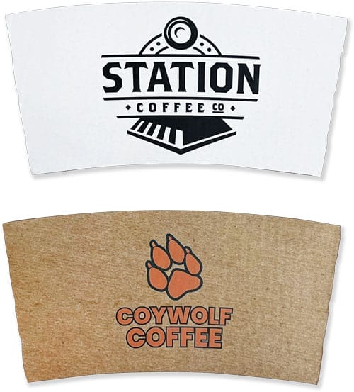 Custom Printed Coffee Cup Sleeves | Hot Shot Sleeves
